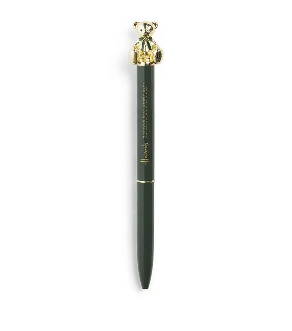 Harrods Henry Bear Pen - Green