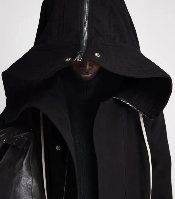 Rick Owens Longline Padded Parka Coat