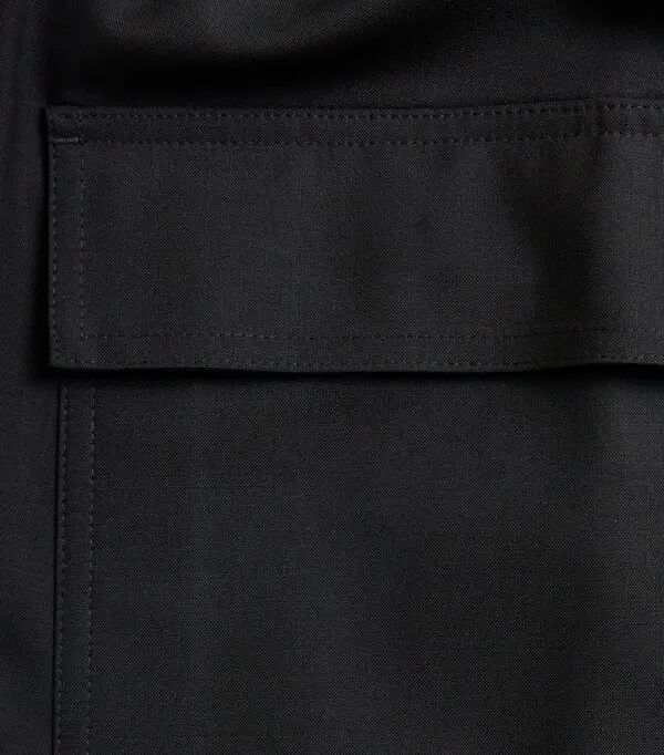 Rick Owens Wool-blend Slim Drawstring Trousers