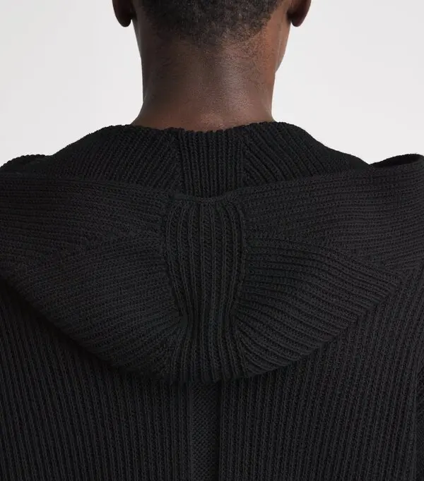 Rick Owens Cashmere Zip-up Hoodie