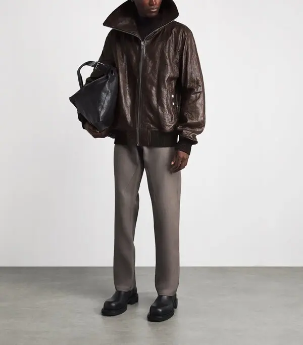Rick Owens Dracuflight Leather Jacket