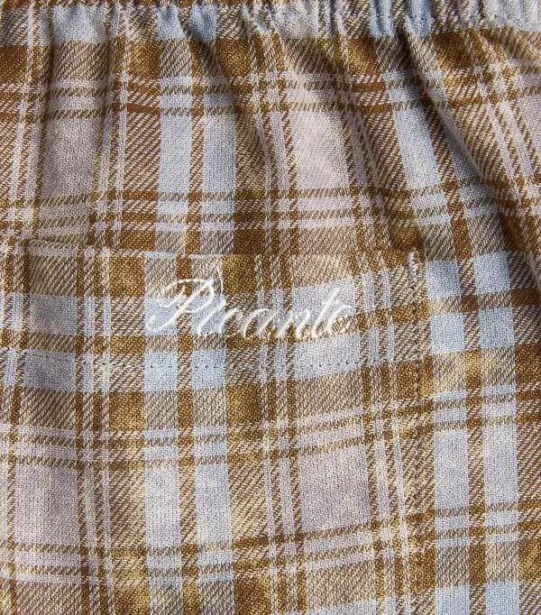 PICANTE Cotton Bleached Check Rocco Shorts