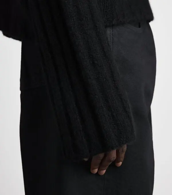 Rick Owens Cashmere-silk Crew-neck Sweater