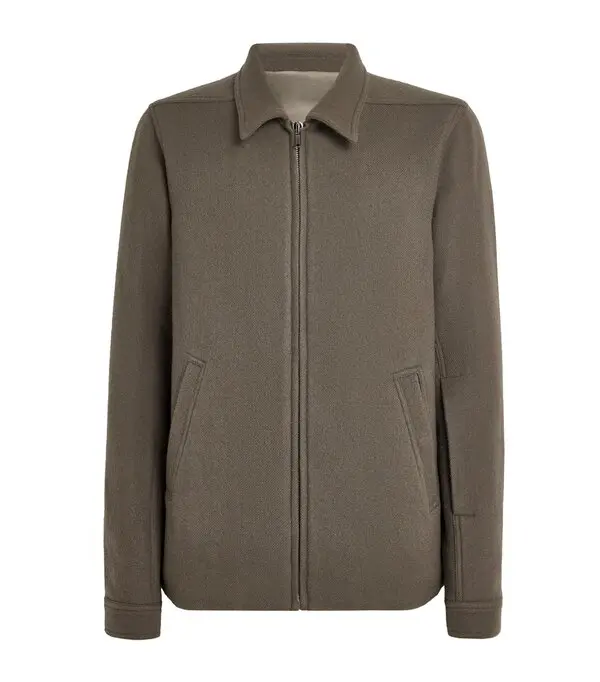 Rick Owens Virgin Wool Brad Overshirt