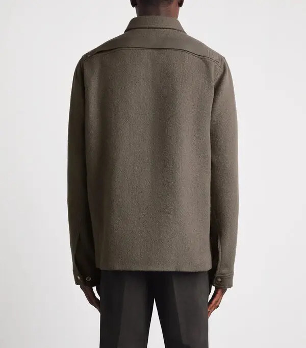 Rick Owens Virgin Wool Brad Overshirt