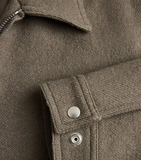 Rick Owens Virgin Wool Brad Overshirt