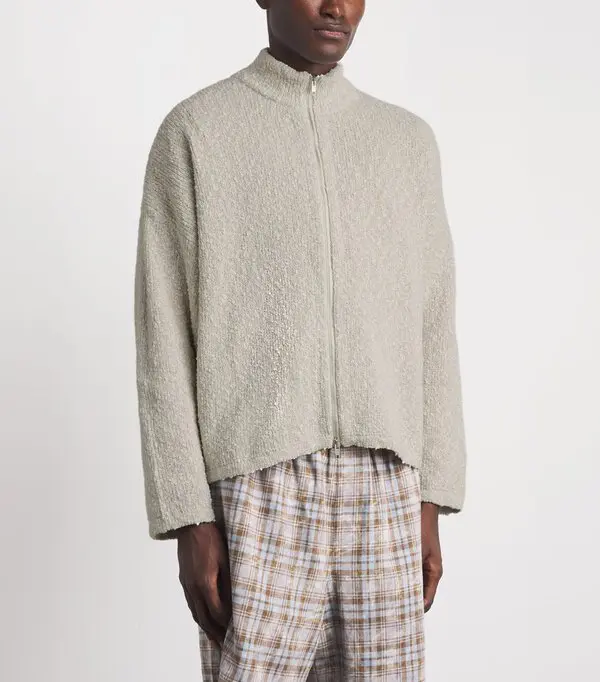 PICANTE Boucle Zip-up Cardigan