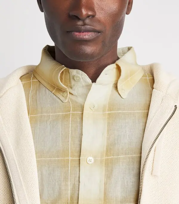 PICANTE Cotton Crinkle Check Rocco Shirt