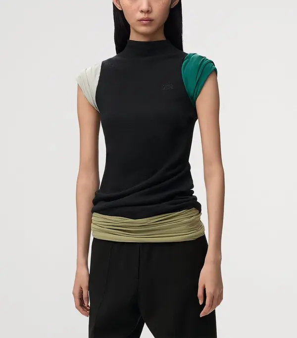 Loewe Ruche-detail High-neck Top