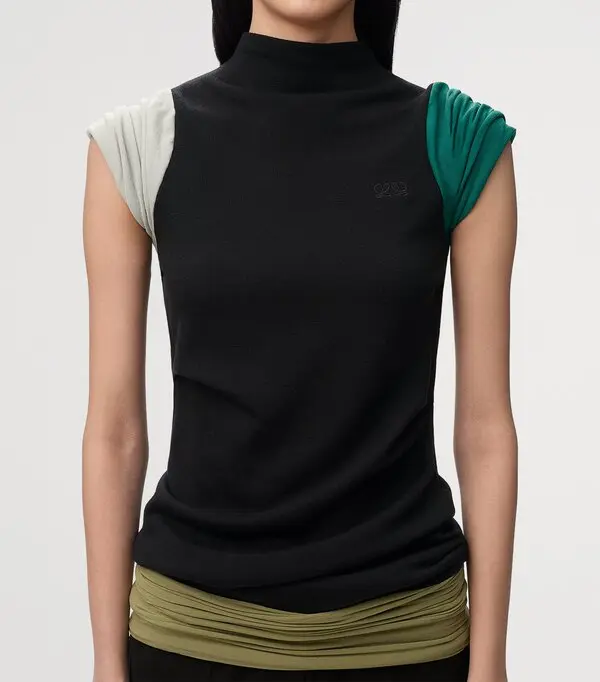 Loewe Ruche-detail High-neck Top