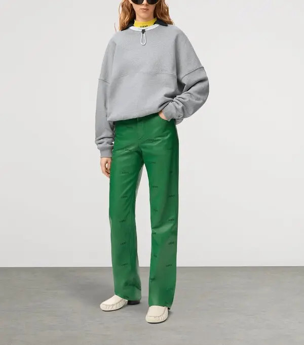 Loewe Cotton-blend Drawstring Sweatshirt
