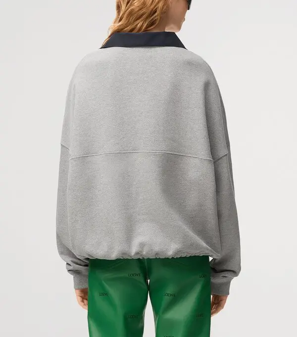 Loewe Cotton-blend Drawstring Sweatshirt