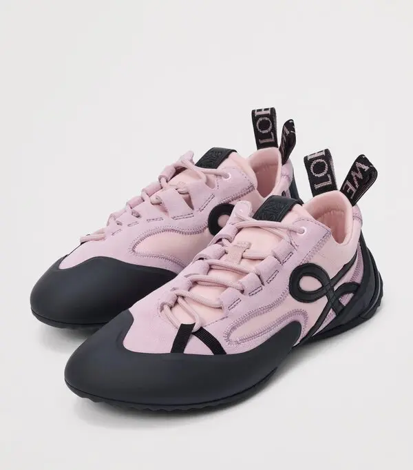 Loewe Suede-nylon Grip Sneakers