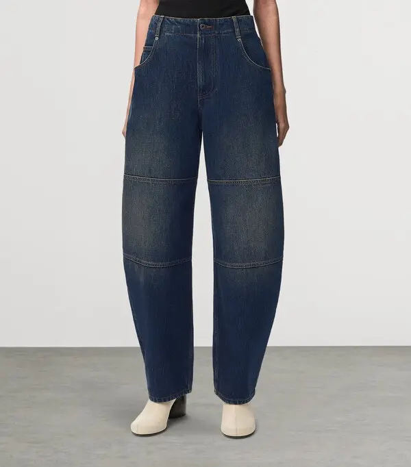 Loewe Mid-rise Barrel-leg Jeans