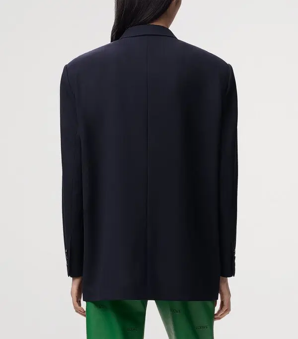 Loewe Wool Single-breasted Blazer