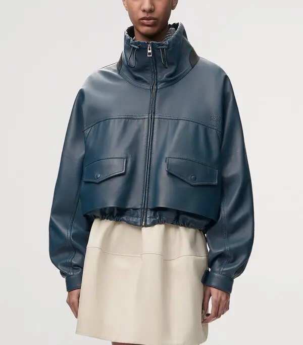 Loewe Lambskin Bomber Jacket