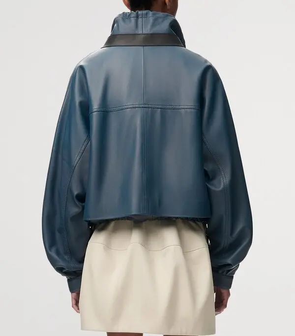 Loewe Lambskin Bomber Jacket