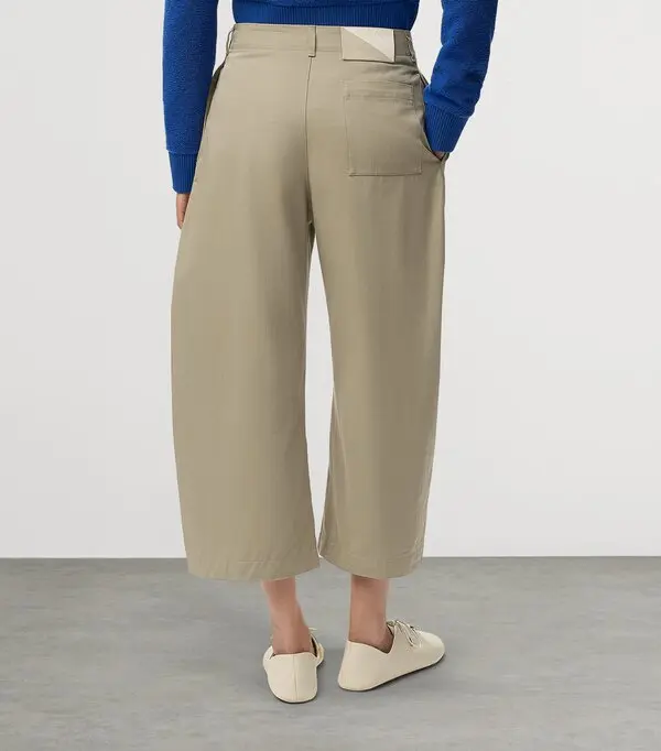 Loewe Cotton Utility Cropped Trousers
