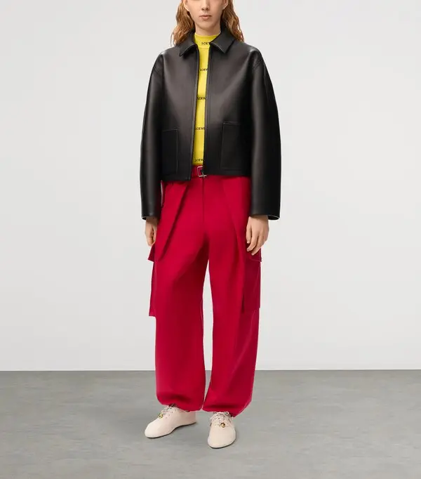 Loewe Cotton-silk Cargo Trousers