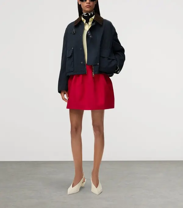 Loewe Cotton-silk Balloon Mini Skirt