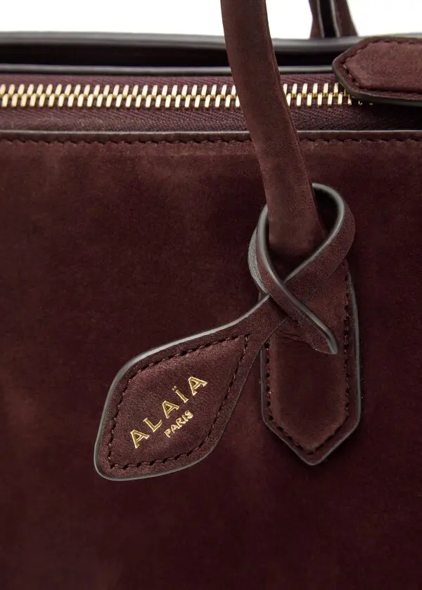 Alaïa Delta Medium Nubuck Top Handle Bag