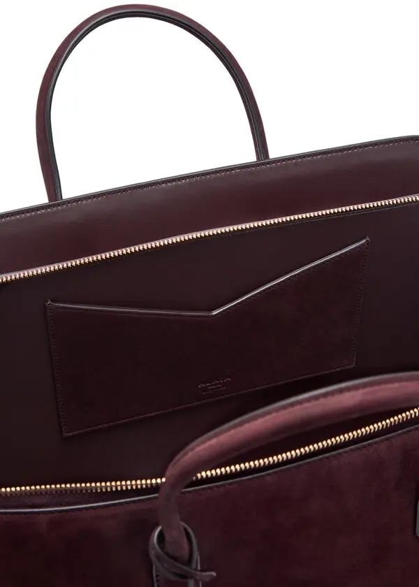 Alaïa Delta Medium Nubuck Top Handle Bag