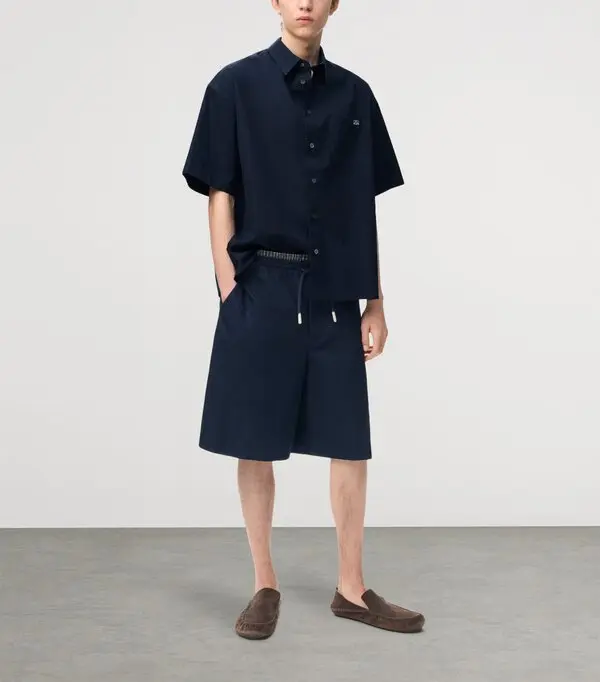 Loewe Anagram Short-sleeve Shirt