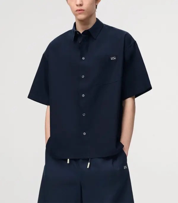 Loewe Anagram Short-sleeve Shirt