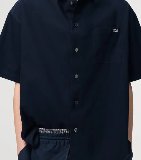 Loewe Anagram Short-sleeve Shirt