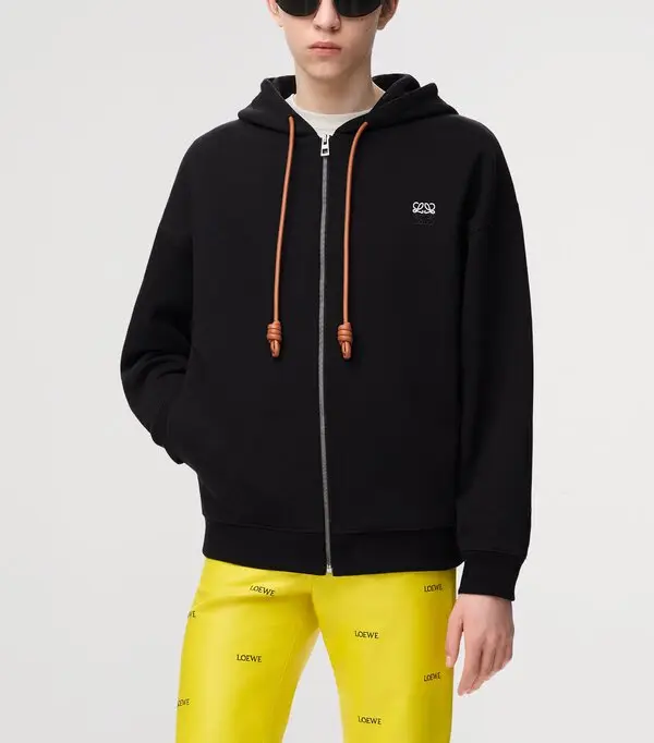 Loewe Cotton-blend Anagram Hoodie