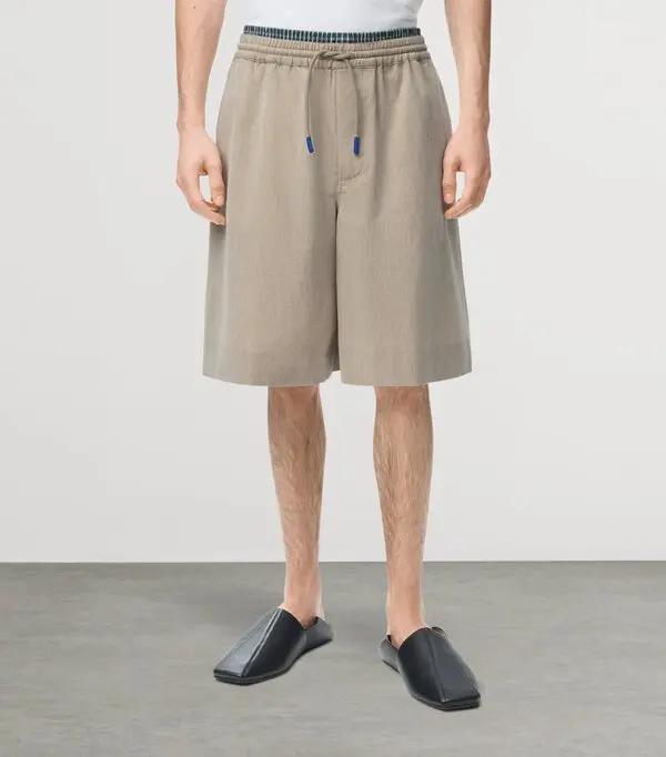 Loewe Layered Drawstring Shorts