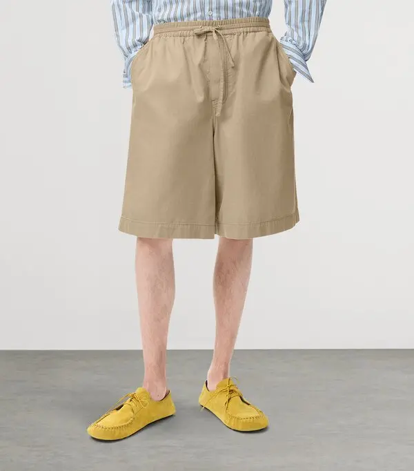 Loewe Cotton Logo-pocket Shorts