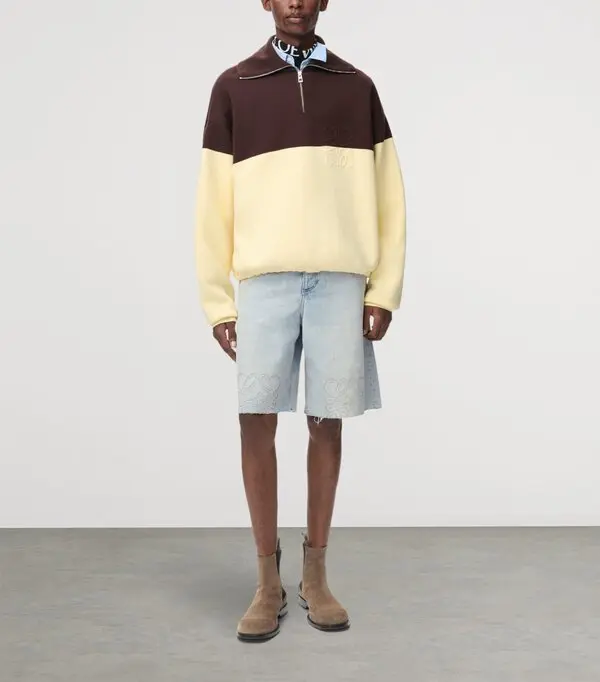 Loewe Denim Anagram Shorts