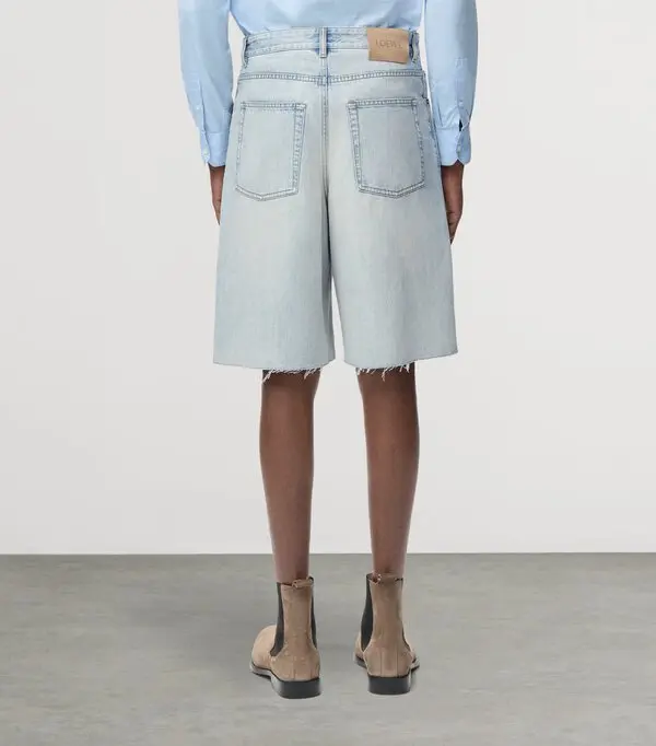 Loewe Denim Anagram Shorts
