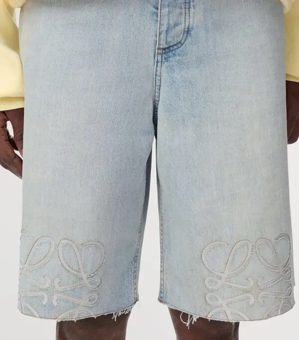 Loewe Denim Anagram Shorts