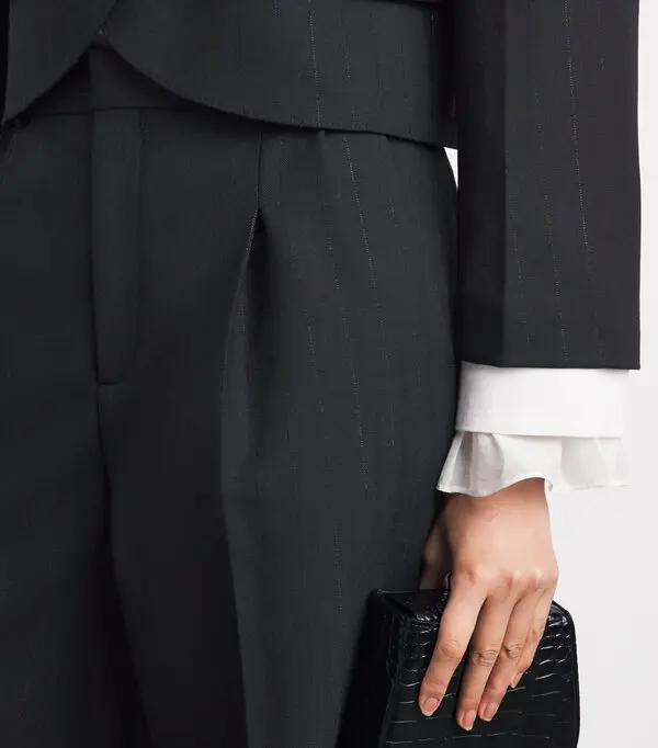 Sandro Stripe Tailored Trousers