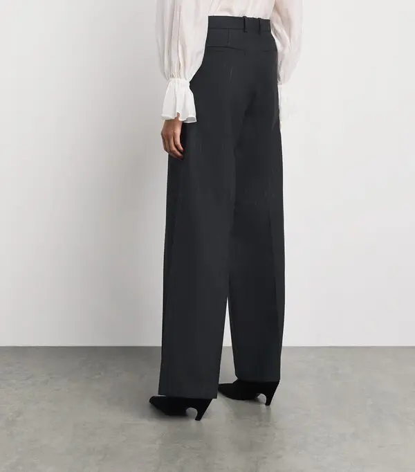 Sandro Stripe Tailored Trousers