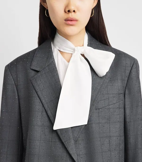 Sandro Wool Rhinestone Blazer