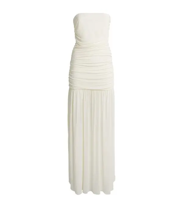 MORE NOIR Crepe Astra Maxi Dress