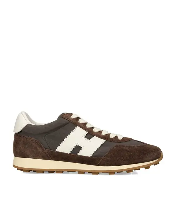 Hogan Suede-mesh Athletic Sneakers
