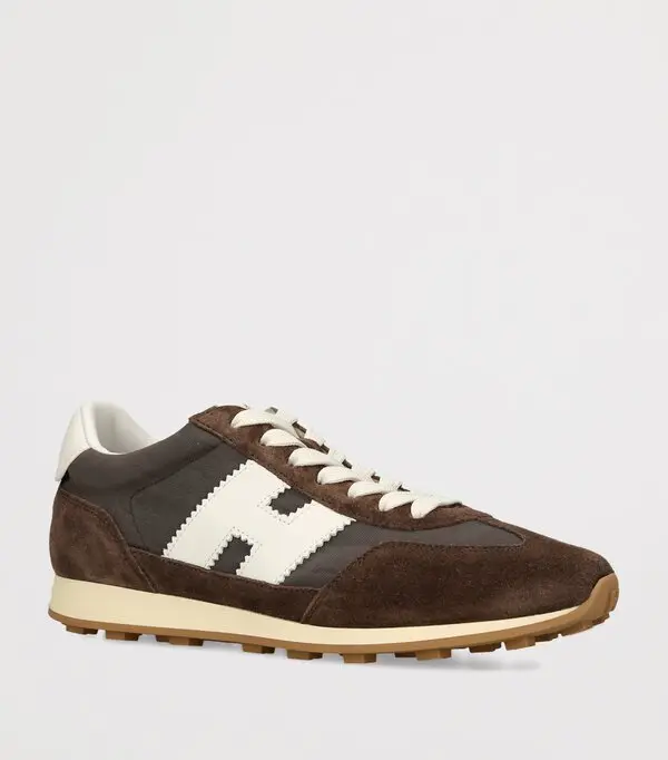 Hogan Suede-mesh Athletic Sneakers