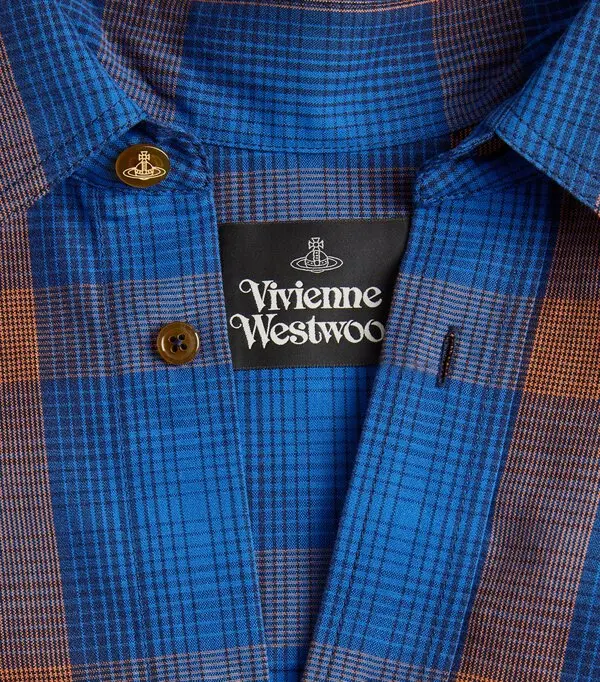 VIVIENNE WESTWOOD Cotton Flannel Check Achilles Overshirt