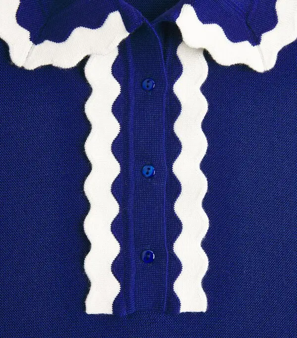 Molli Virgin Wool Scalloped-collar Sweater