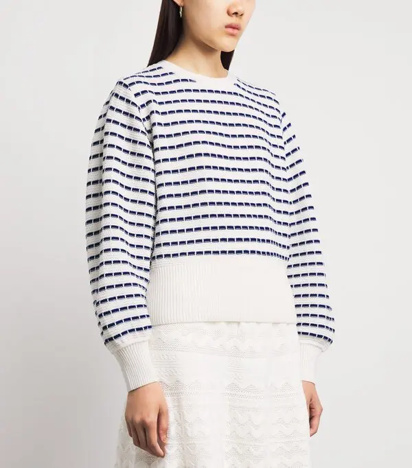 Molli Virgin Wool Stripe Breton Sweater