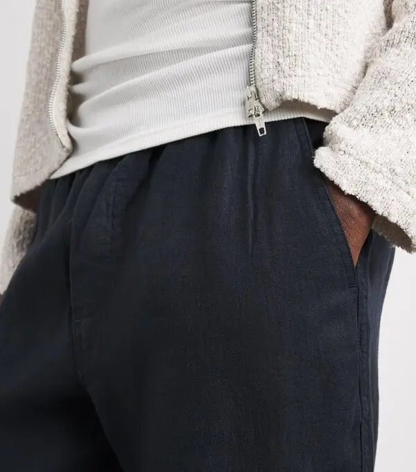 SAMSØE SAMSØE Sajabari Straight Leg Linen Trousers