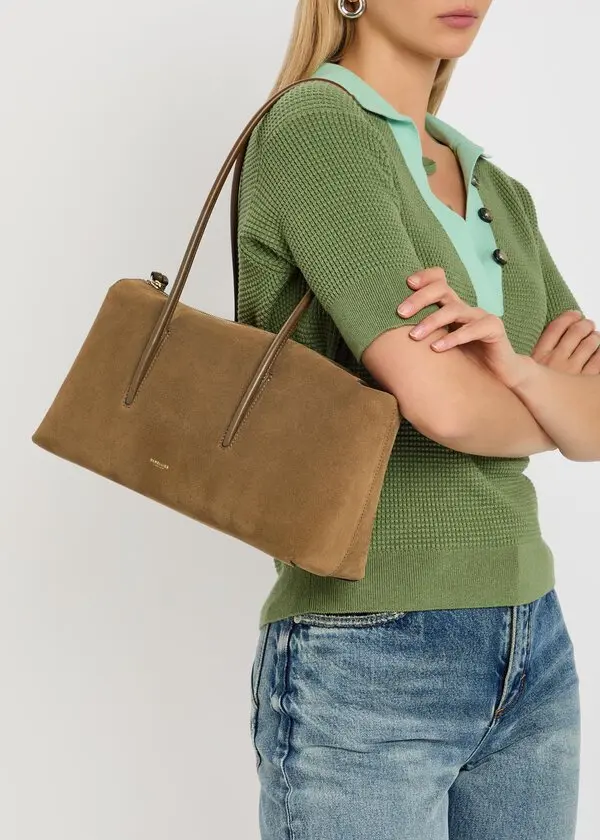 DEMELLIER The Stockholm Suede Shoulder Bag