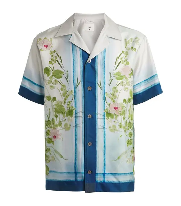 CHE Silk Bloom Print Shirt