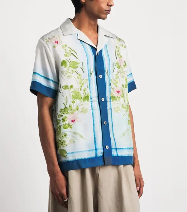 CHE Silk Bloom Print Shirt