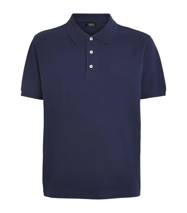 A.p.c. Cotton Logo Polo Shirt