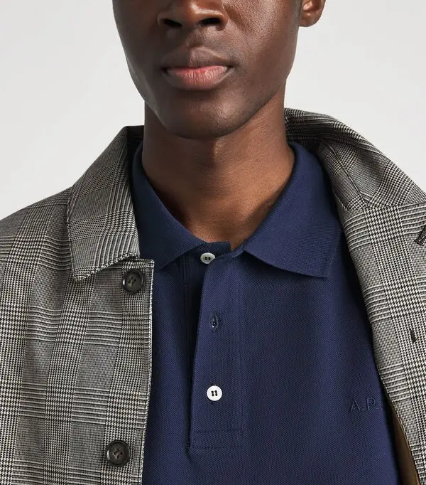 A.p.c. Cotton Logo Polo Shirt